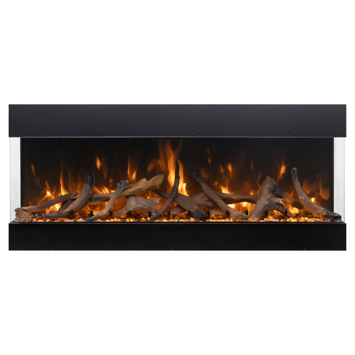 Amantii Tru-View Series - 75" Tru-View Bespoke Electric Fireplace ...